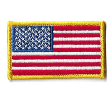 American Flag – Gold Border – Tacx Tactical Geat